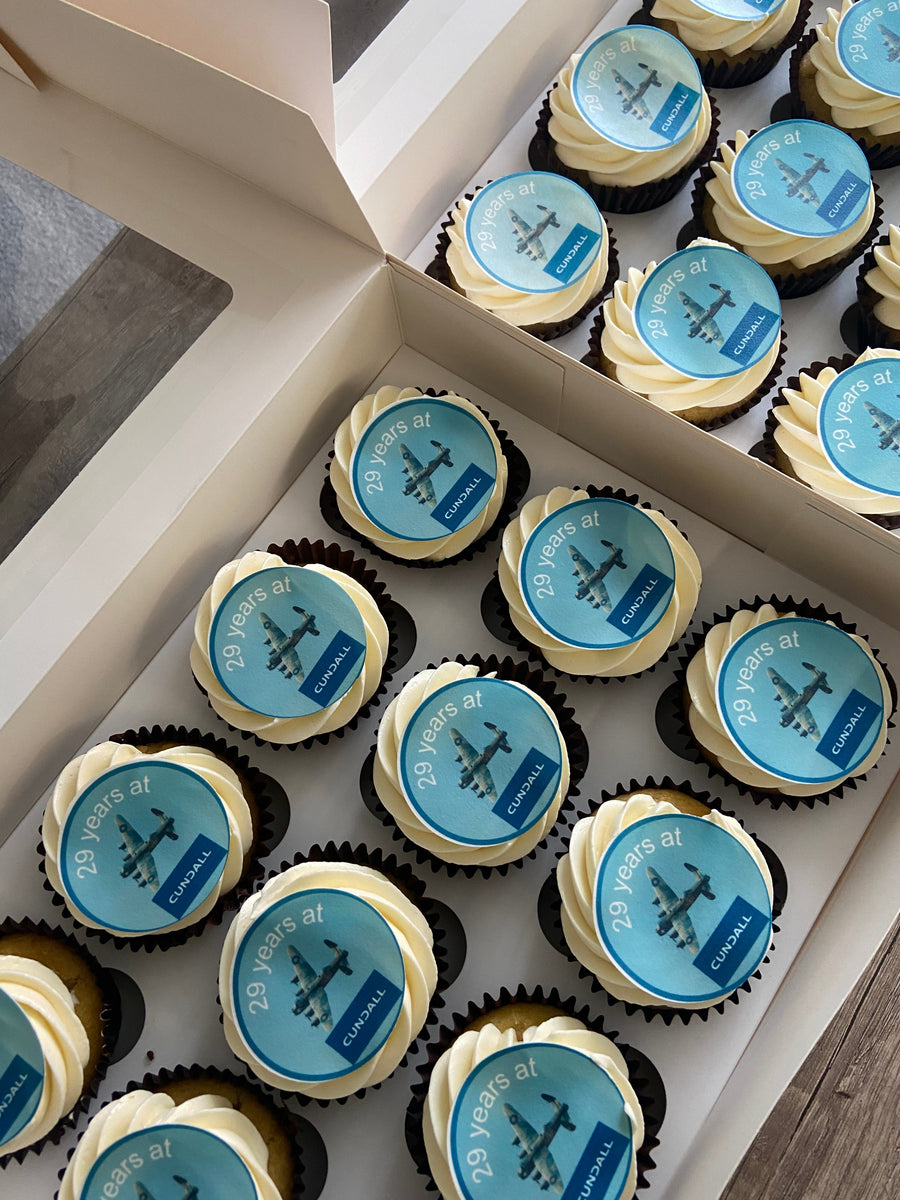 Custom Cupcake Logo Toppers – Luxetreats
